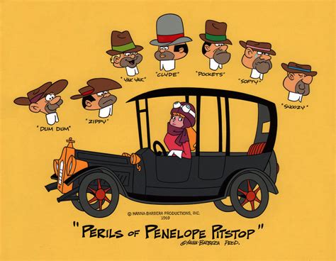 Penelope Pitstop Cartoon Dog