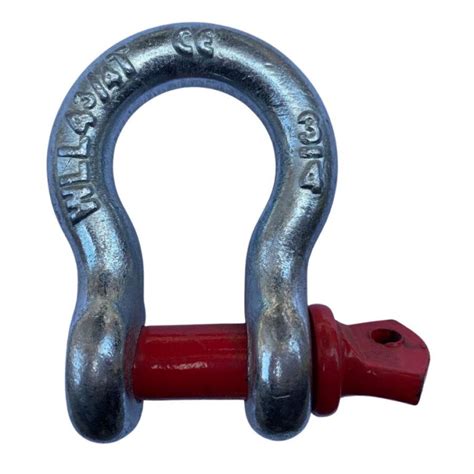 Grilletes Tipo Lira Forjado 34 Capacidad 475ton Pin Rojo