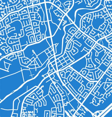 St Albert Map Print Alberta Poster Modern Home Decor Etsy