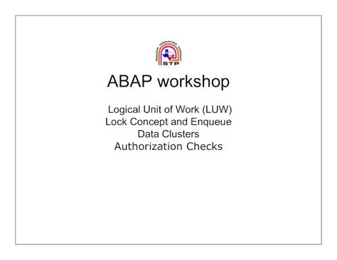 pdf abap slide lockenqueuedataclustersauthchecks dokumen tips