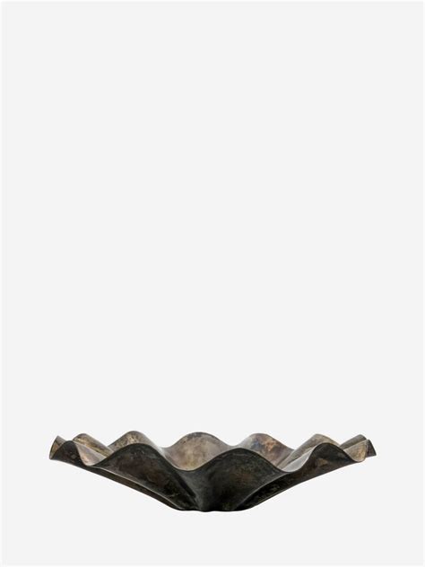 Fluted Flood Bowl Ravello Metal Antique Brown Thatch