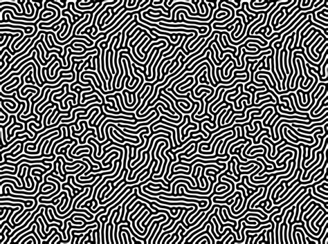 Grayscott Reaction Diffusion Pattern Art