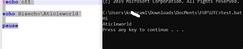 How To Echo A New Line In Batch File Aticleworld