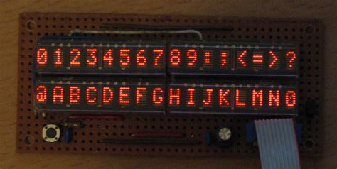 Hcms2975 Led Alphanumeric Display Mbed