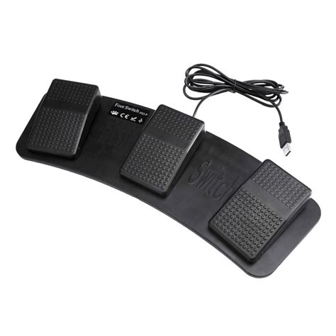 Usb Triple Foot Switch Pedal Control Keyboard Mouse 3 Pedals Simulate