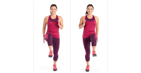 High Knee Run 10 Minute Cardio For Abs Popsugar Fitness Photo 2