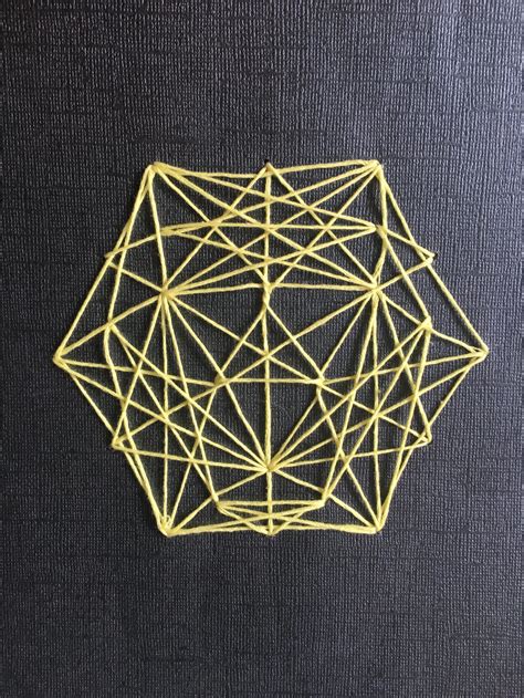 Geometric String Art Arts Crafts Ideas