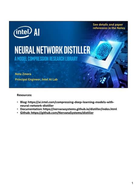 Compressing Neural Networks With Intel Ai Labs Distiller Pdf