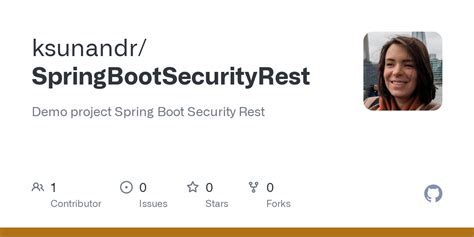Github Ksunandrspringbootsecurityrest Demo Project Spring Boot Security Rest