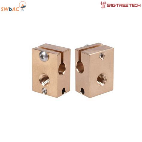 V6 Brass Heater Block Copper Kuwait 3d Printing Store 3d Printer