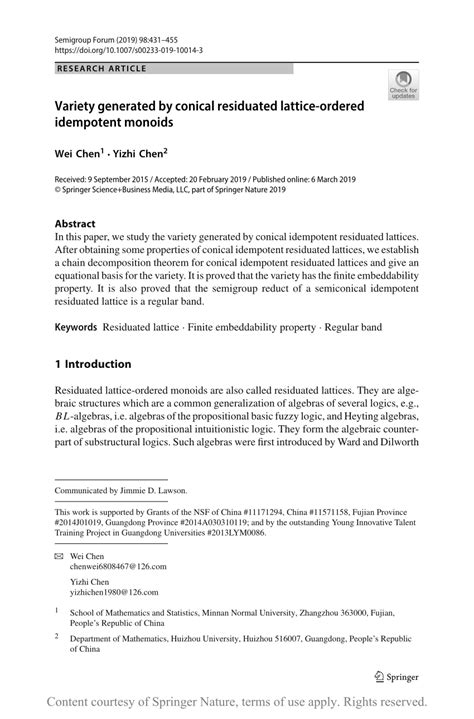 variety generated by conical residuated lattice ordered idempotent