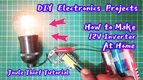 DIY Electronics Projects How To Make V Inverter At Home YouTube