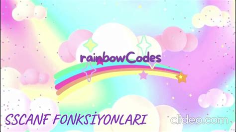 C Programlama Sscanf Fonksİyonlari Youtube