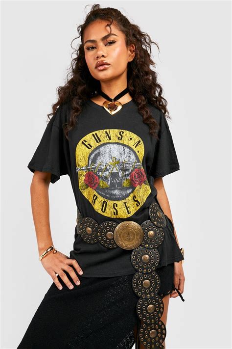 Guns N Roses Oversized Band T Shirt Boohoo