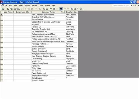 Implementing The Equivalent Of A Full Outer Join In Microsoft Access