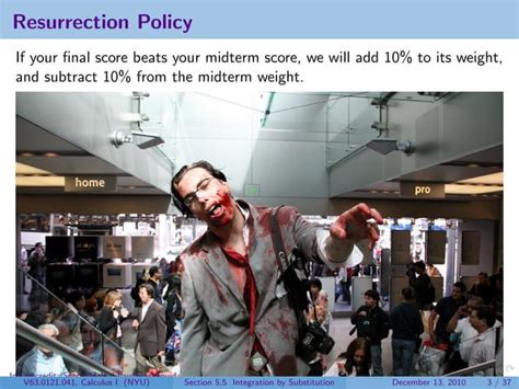 Lesson 27 Integration By Substitution Section 041 Slides Ppt