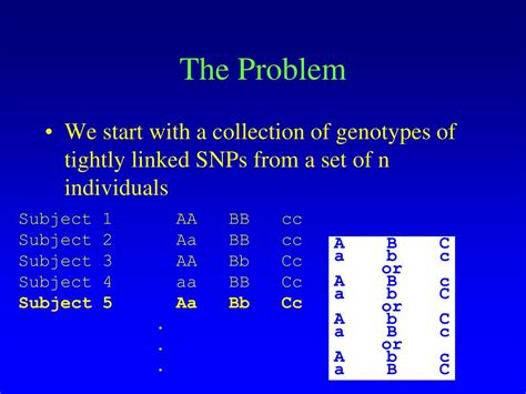 Ppt Bayesian Haplotype Inference For Multiple Linked Single Nucleotide Polymorphisms