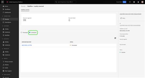 On Demand Ingestion For Sources Dataflows In The Ui Adobe Experience Platform