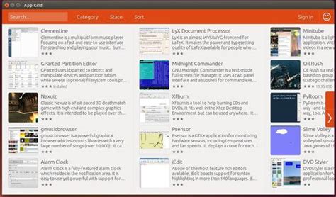 Install App Grid Lightweight Alternative To Ubuntu Software Center Ubuntuhandbook