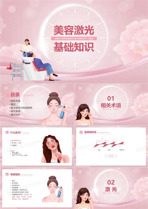 高端美容激光基础知识展讲PPT模板下载 熊猫办公