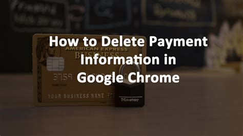 How To Delete Payment Information In Google Chrome AskCyberSecurity Com