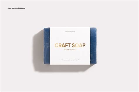🔴高品质的肥皂香皂包装设计vi样机展示模型mockups 云瑞设计