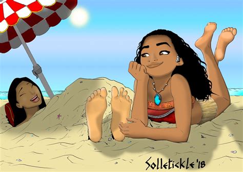 Pocahontas Tickled By Moana By Solletickle Color By Ticklishpixels On