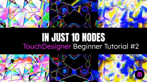 Touchdesigner Multiple And Diverse Geometric Patterns With Just 10