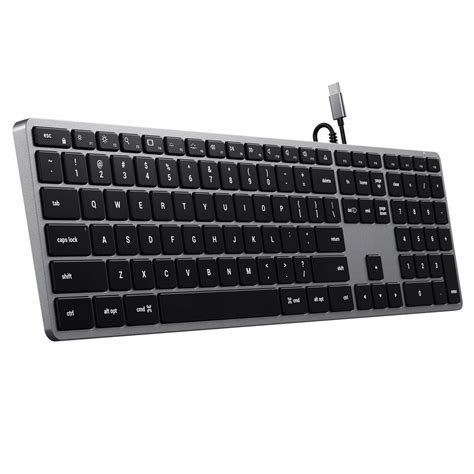 Satechi Slim W3 Wired klawiatura z układem numerycznym USB-C (space ...