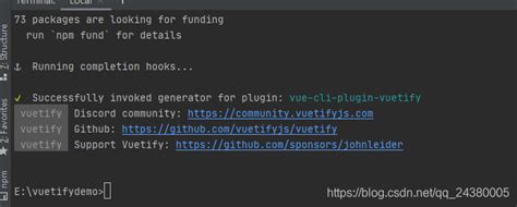 零基础vuevuetify基础环境搭建并使用webstorm开发vue Add Vuetify Csdn博客