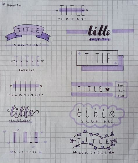 Aesthetic Notes Headers