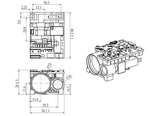 China Customized 3km Laser Rangefinder Module Distance Meter Sensor Manufacturers Suppliers