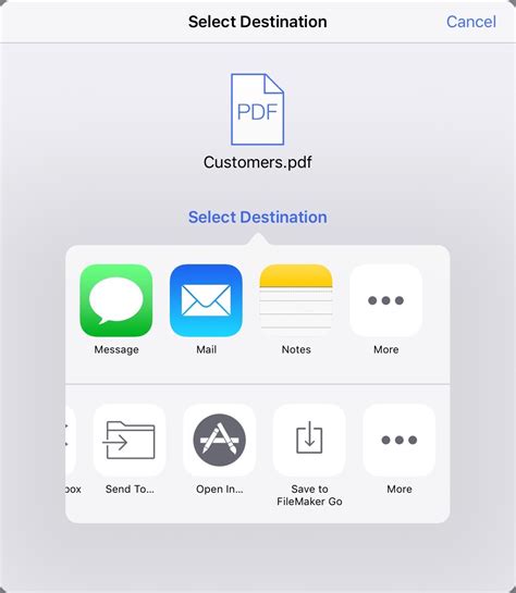 FileMaker Go 15 Sharing With Other Applications And Shared Drives
