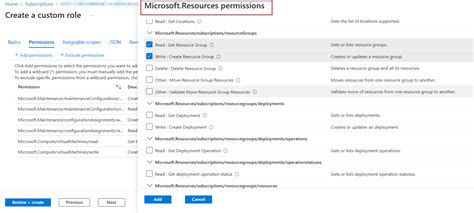 Permissions Required To Add And Remove Servers From Azure Maintenance