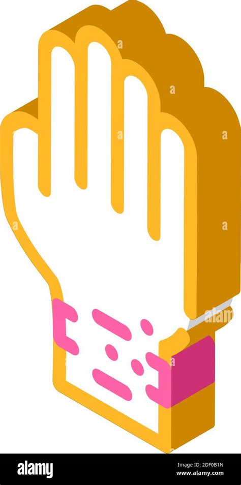 silicone bracelet allergy isometric icon vector illustration Stock ...