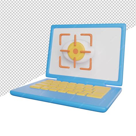 모니터링 진행 개발 측면 보기 투명 배경에 3d 렌더링 아이콘 그림 프리미엄 Psd 파일