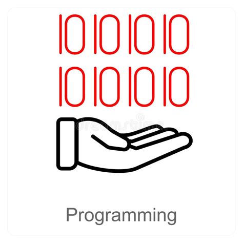 Programming And Coding Icon Concept Stock Illustration Illustration Of Design Black 340055283