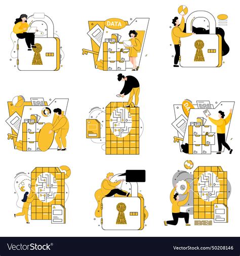 Data Mining Analysis Is Compass Guiding Seeker Vector Image