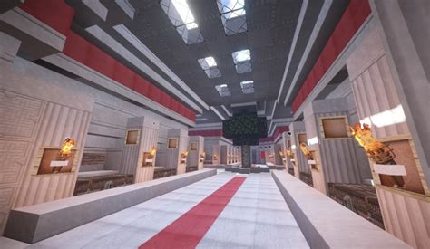 Server HUB Spawn Portals Shop Minecraft Map