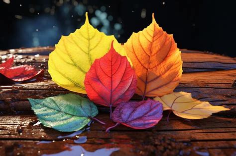 Premium AI Image Science Of Changing Leaf Colors In Autumn