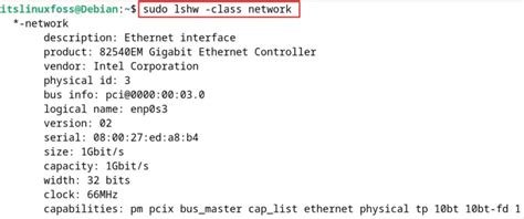 How To List Network Interfaces On Debian Its Linux Foss