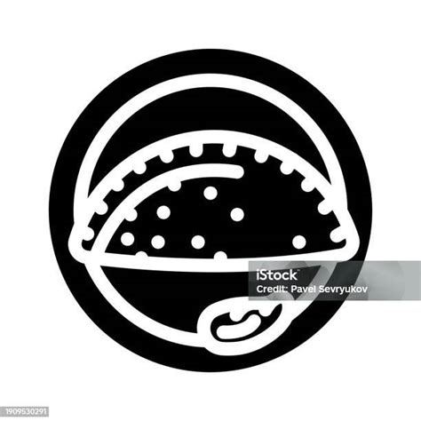 엠파나다스 스페인 요리 글리프 아이콘 벡터 일러스트 레이 션 0명에 대한 스톡 벡터 아트 및 기타 이미지 0명 레스토랑