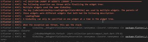 Duplicate GlobalKey Detected In Widget Tree Please Help Issue CaiJingLong Flutter Load