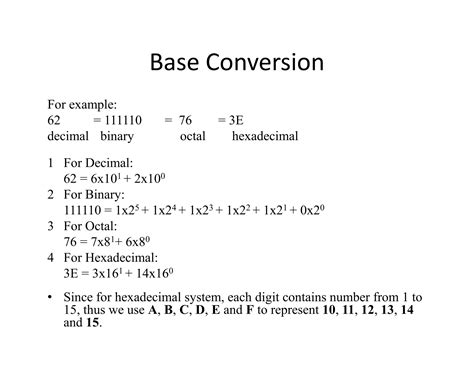 Numbering System Base Conversion Pdf Computing Technology And Computing