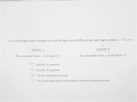 Solved N Sa Four Digit Positive Integer Such That Its Digits