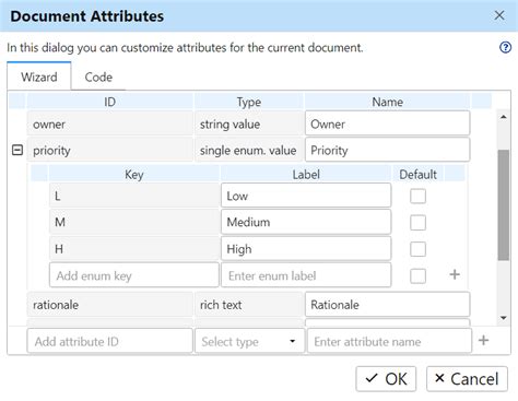 Custom Requirement Attributes Reqview Documentation