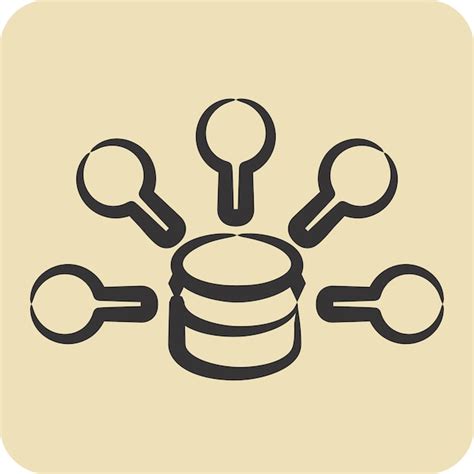 Premium Vector Icon Data Related To Button Download Symbol Hand Drawn