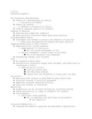 Ps Lecture Notes Borgen Organization Concepts And