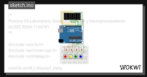 Cronometro Con Display 7 Segmentos En C Wokwi Esp32 Stm32 Arduino