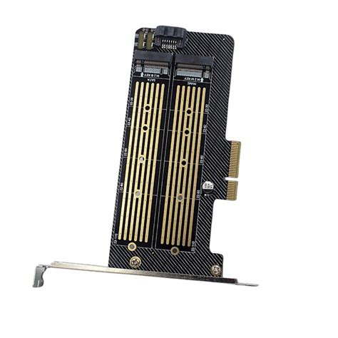 M 2 Nvme Ngff Riser Card Ssd To Pci E Converter Hard Disk Adapter Sata